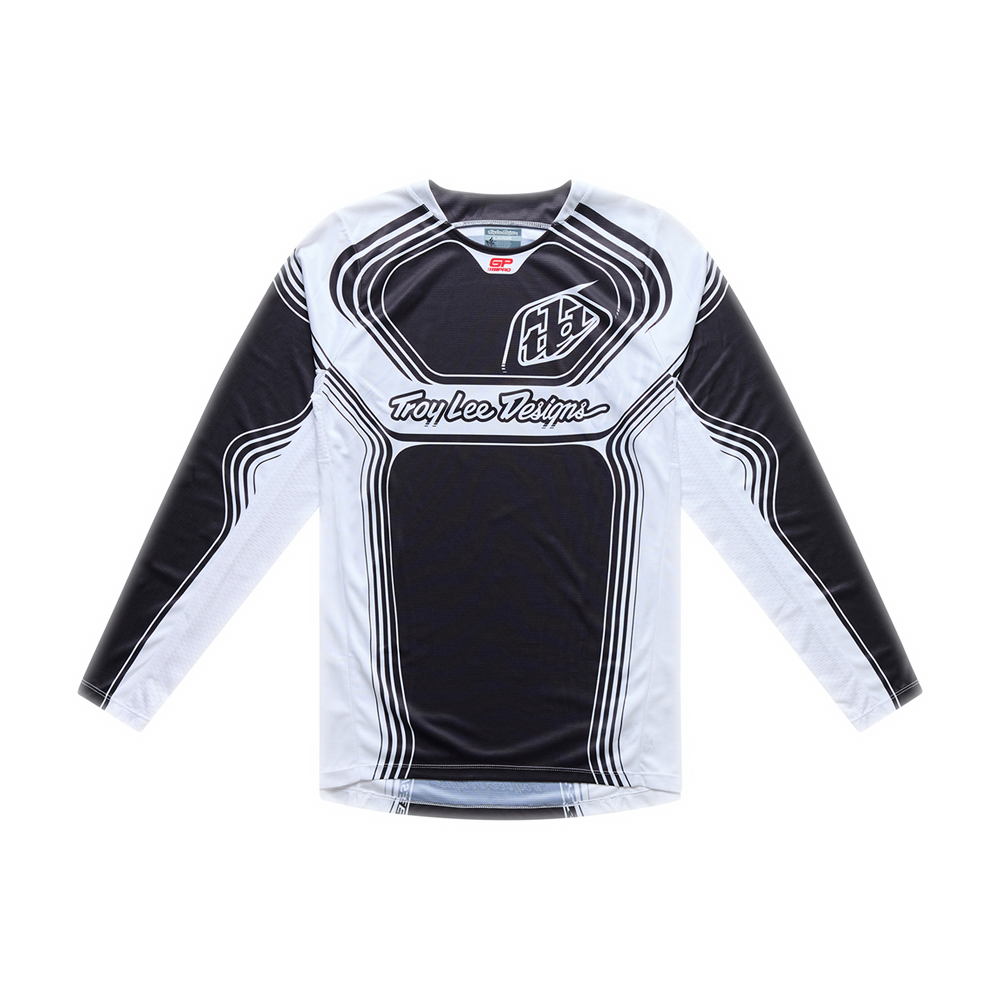 GP PRO JERSEY STREAMLINE BLACK / WHITE – Troy Lee Designs NZ