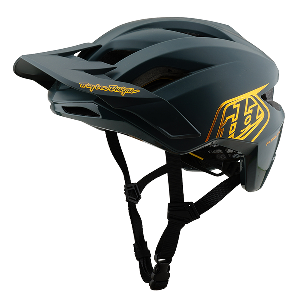 FLOWLINE AS HELMET POINT GRAY / GOLD – Troy Lee Designs NZ
